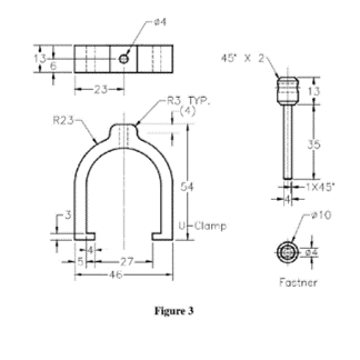 Solved Assemble all the parts and draw the front, right-side | Chegg.com