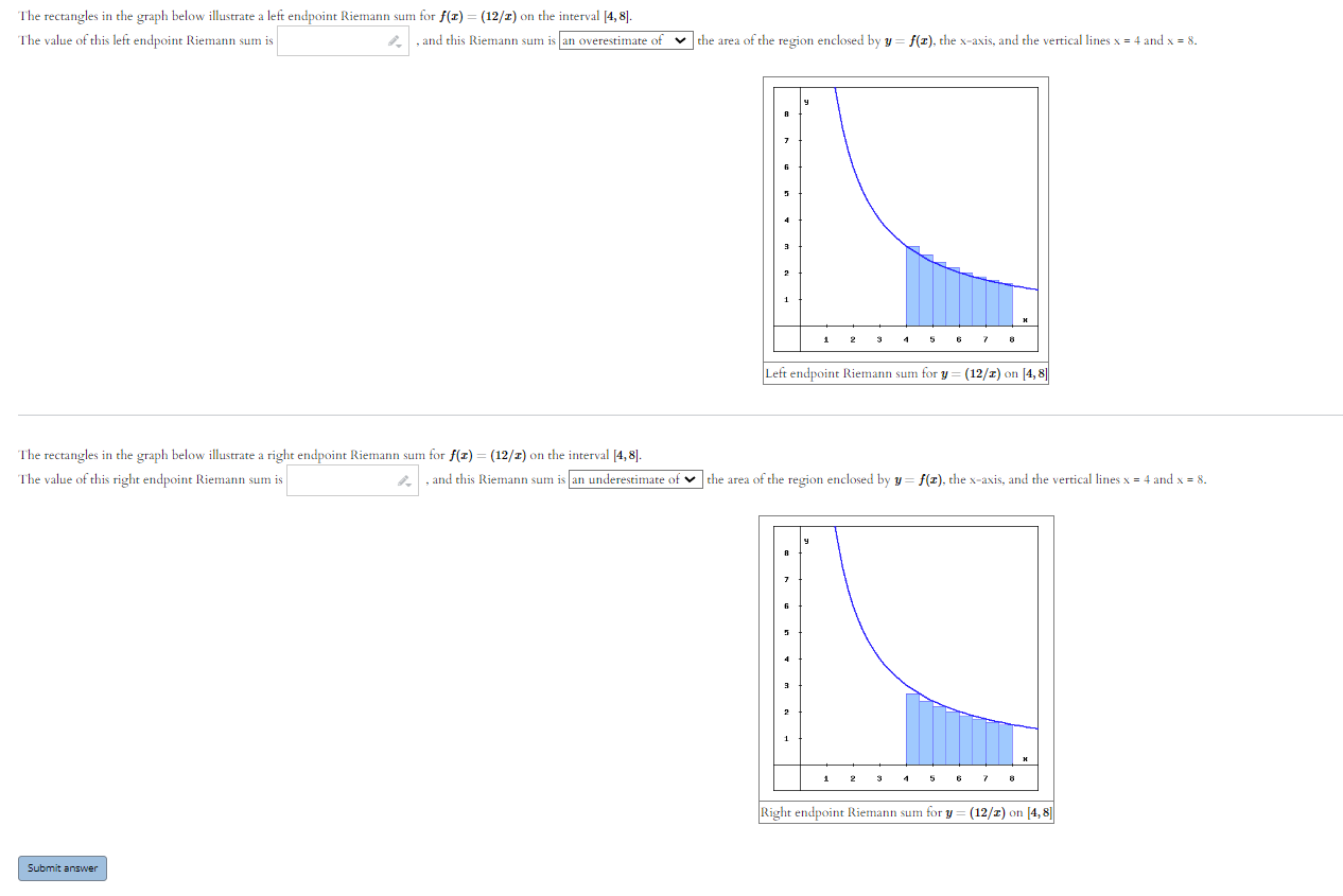 Solved The rectangles in the graph below illustrate a left | Chegg.com