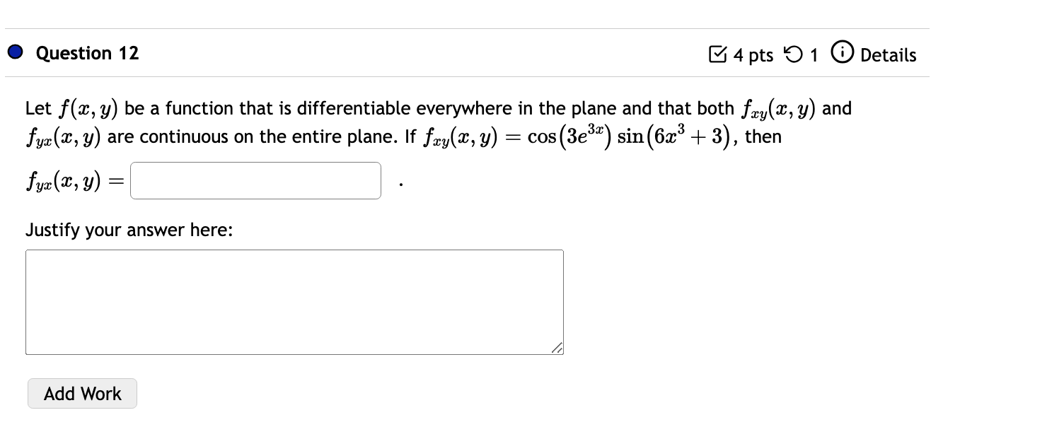 Solved Let f(x,y) be a function that is differentiable | Chegg.com
