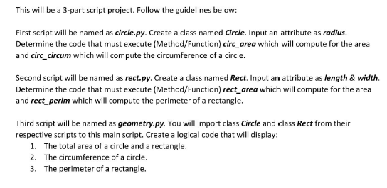 Solved This will be a 3-part script project. Follow the | Chegg.com