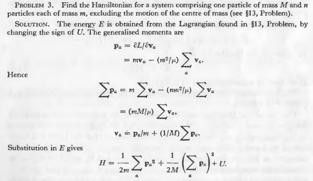 Solved Problem 3. Find the Hamiltonian for a system | Chegg.com