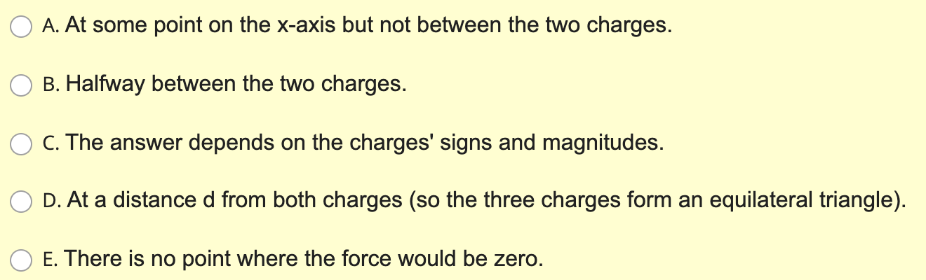Solved Two point particles lie along the x-axis separated by | Chegg.com