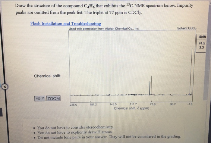 Solved Draw the structure of the compound C4H6 that exhibits | Chegg.com