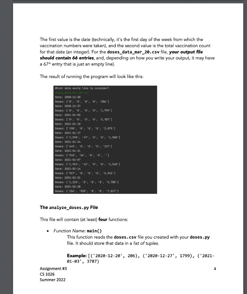 Solved python Week start date, Congregate settings ," Other | Chegg.com