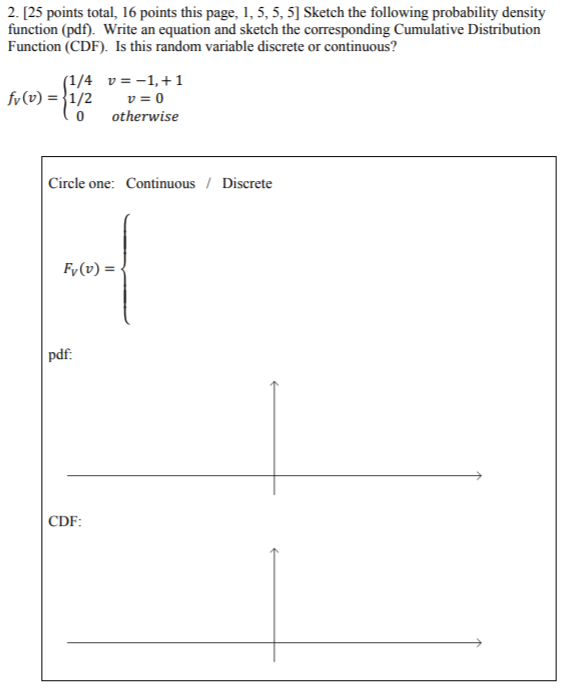 Solved 2. [25 points total, 16 points this page, 1, 5, 5, 5] | Chegg.com