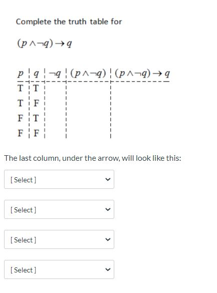Solved Complete the truth table for (p^-9) 9 p!! | Chegg.com