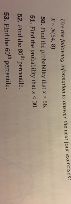 Solved Use the following information to answer the next | Chegg.com