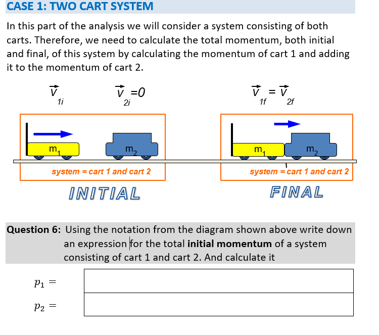 Solved CASE 1: TWO CART SYSTEM In this part of the analysis | Chegg.com