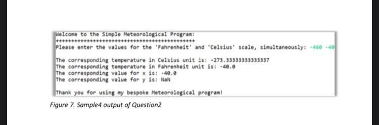 Solved Question 2 (7pts) - Simple Meteorological Program You | Chegg.com