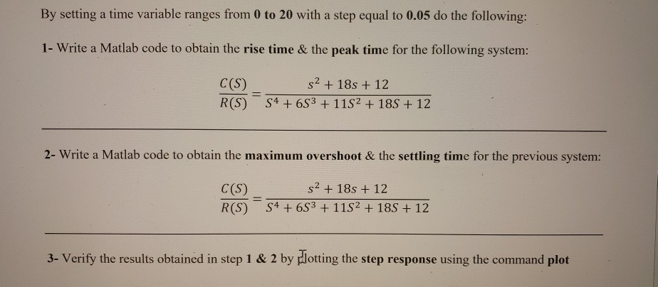 Solved By setting a time variable ranges from 0 to 20 with a | Chegg.com