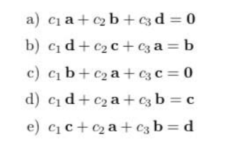 Solved In determining the coefficients c1, c2 and c3 such | Chegg.com