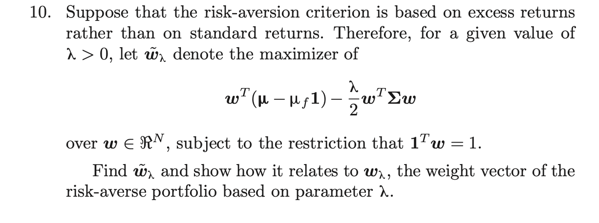Solved 0. Suppose that the risk-aversion criterion is based | Chegg.com
