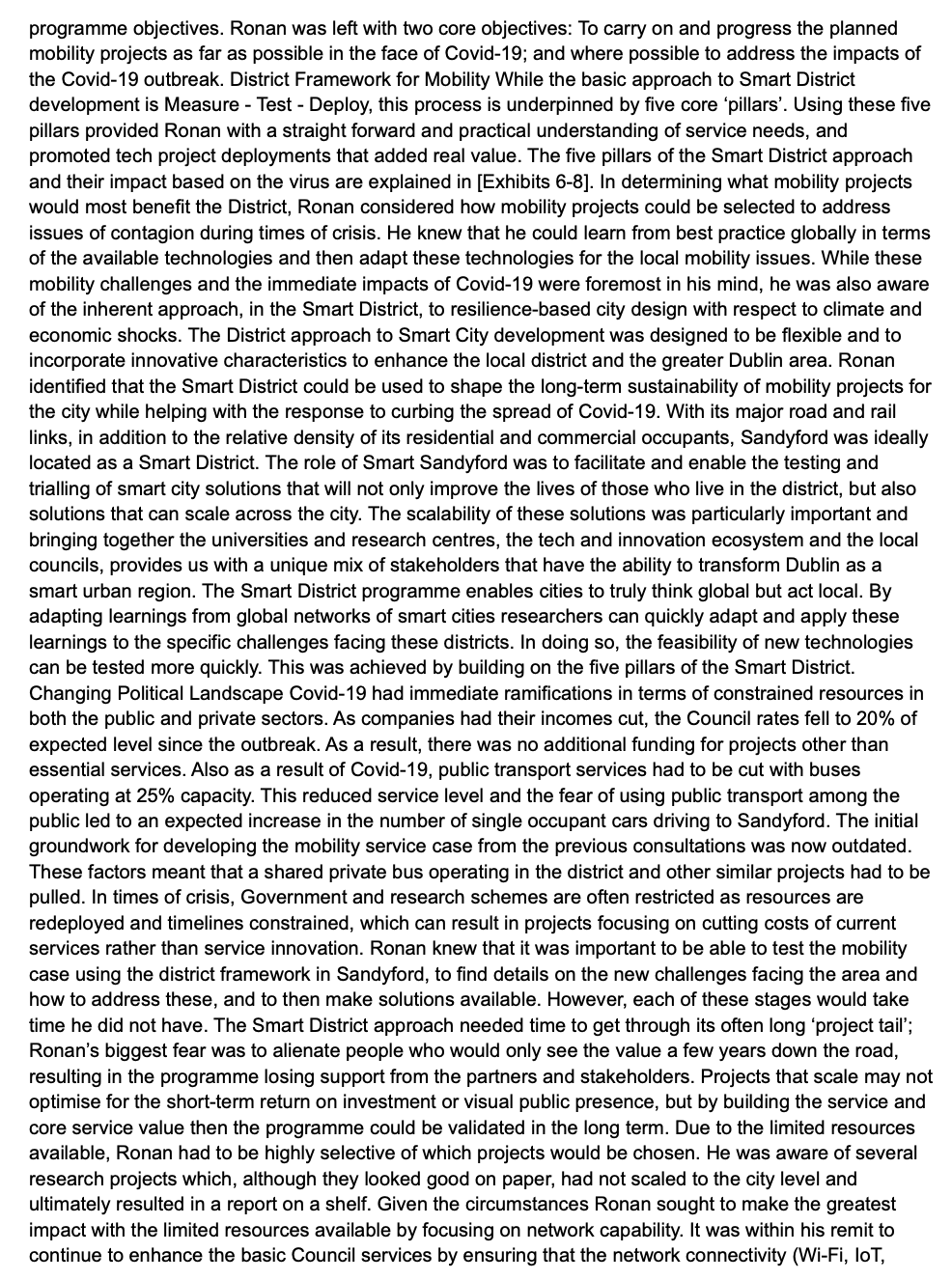 Solved Ronan Herron had recently been appointed the Smart | Chegg.com