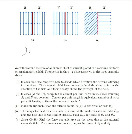 Solved We will examine the case of an infinite sheet of | Chegg.com