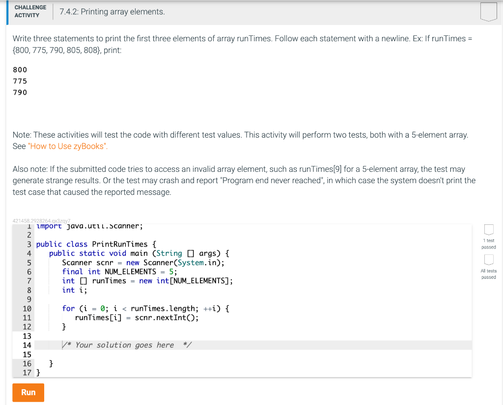 Solved Write three statements to print the first three | Chegg.com