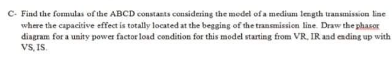 Solved C- Find the formulas of the ABCD constants | Chegg.com