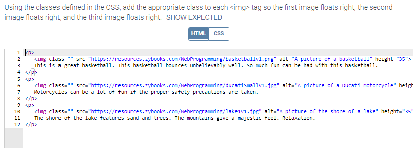 Solved Add the class 'standout" to the fifth paragraph. SHOW | Chegg.com