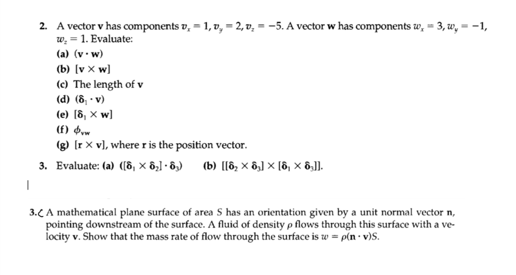 Solved 2. A vector v has components u! = 1, v, = 2, v.--5. A | Chegg.com