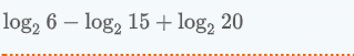 Solved log26−log215+log220 | Chegg.com