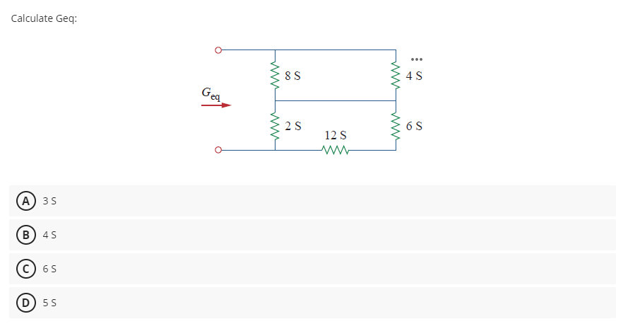 Solved Calculate Geq: | Chegg.com