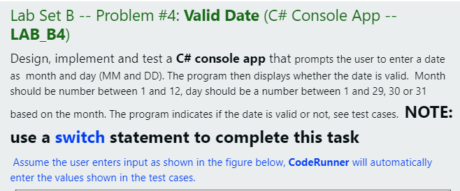 Solved // STARTER CODE using System; using static | Chegg.com