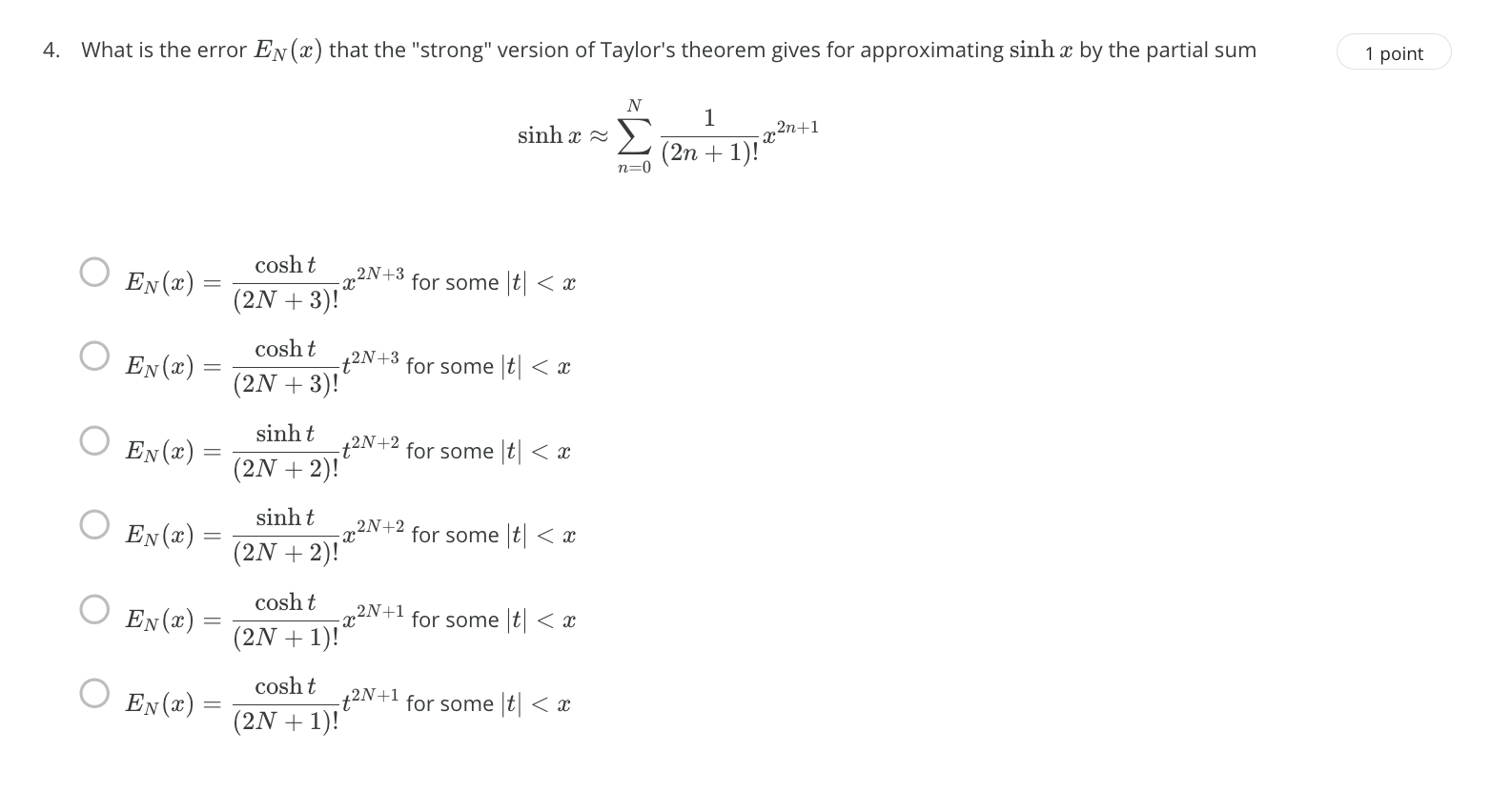 Solved 2. 1 1 point Apéry's constant is the value at x = 3 | Chegg.com