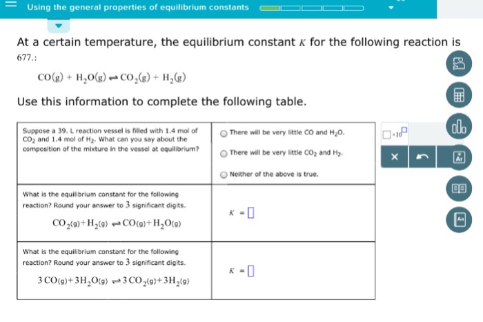 Solved -Using the general properties of equilibrium | Chegg.com