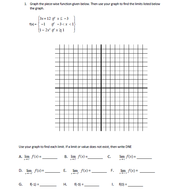 Solved 1 Graph The Piece Wise Function Given Below Then 5457