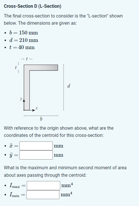 Solved The final cross-section to consider is the | Chegg.com