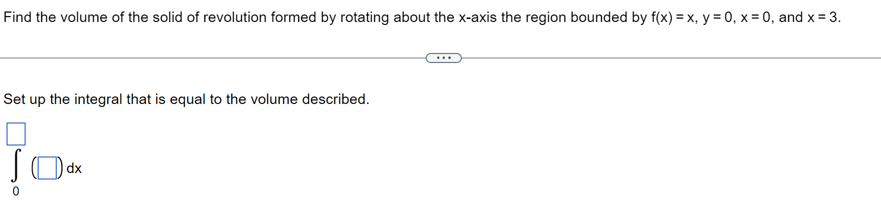 Solved Find the volume of the solid of revolution formed by | Chegg.com