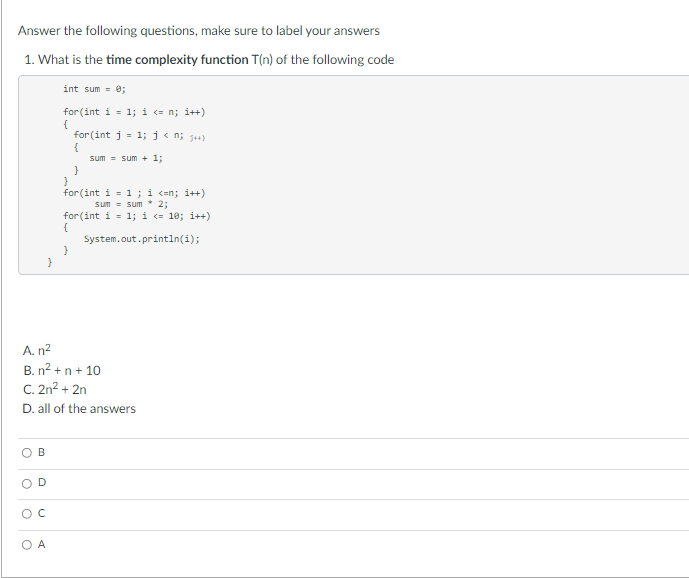 Solved Answer the following questions, make sure to label | Chegg.com