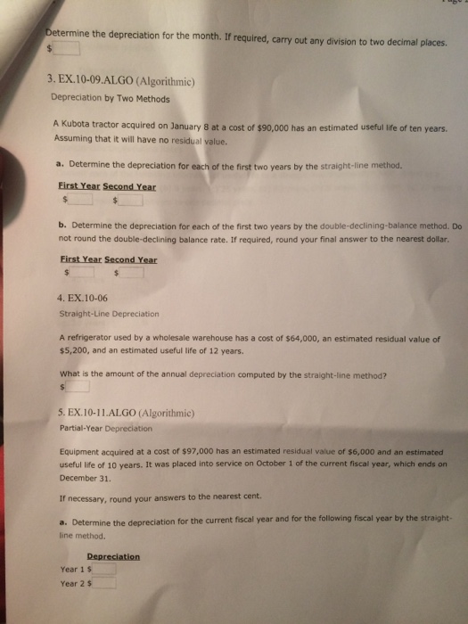 Solved Page 1 of 3 Print 1. EX.10-18.ALGO (Algorithmic) | Chegg.com