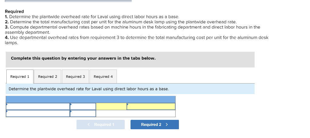 Solved Exercise 04-10 Assigning overhead costs using the | Chegg.com