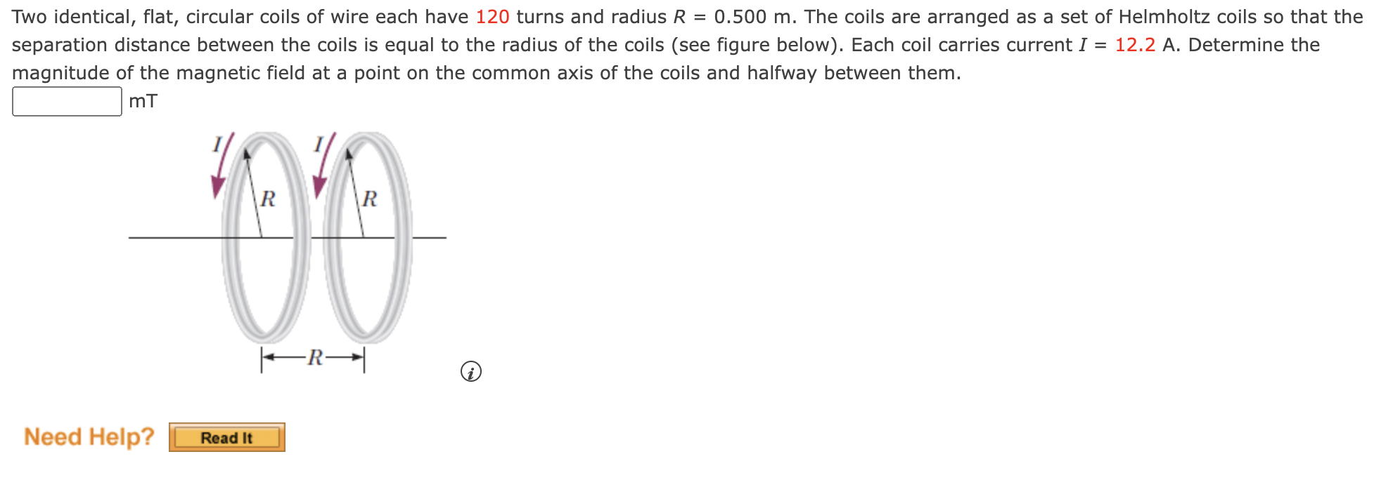Solved Two identical, flat, circular coils of wire each have | Chegg.com