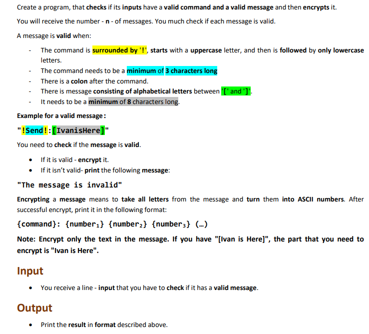Solved Create a program, that checks if its inputs have a | Chegg.com