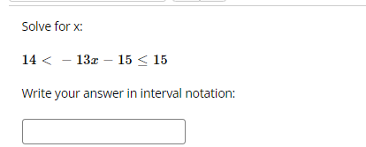 Solved Solve for \\( \\mathrm{x} \\) : \\[ 14