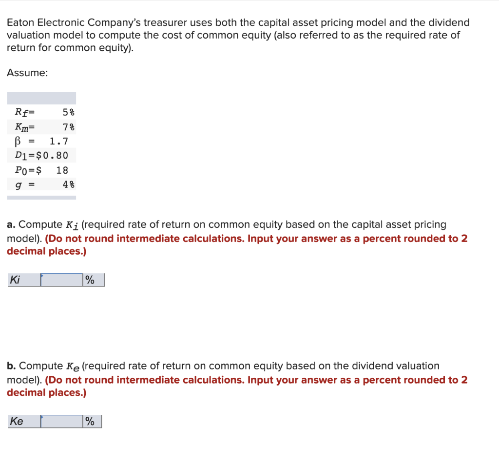Solved Eaton Electronic Company's treasurer uses both the | Chegg.com