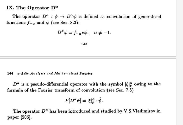 Solved PSEUDO-DIFFERENTIAL OPERATORS ON THE FIELD OF p-ADIC | Chegg.com