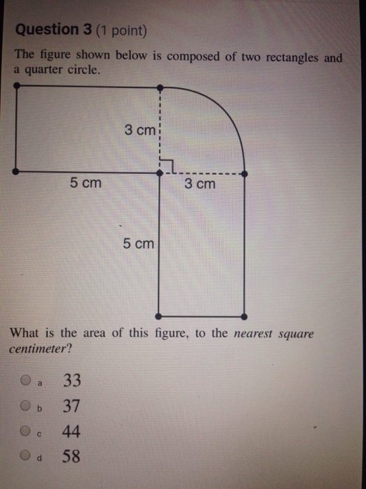 Solved The figure shown below is composed of two rectangles | Chegg.com