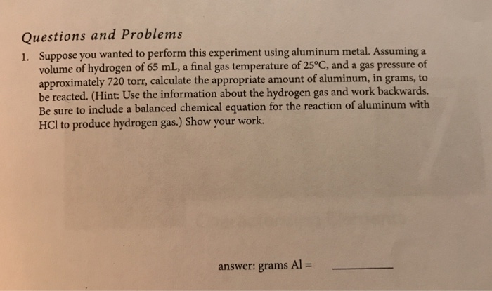 Solved Suppose you wanted to perform this experiment using | Chegg.com