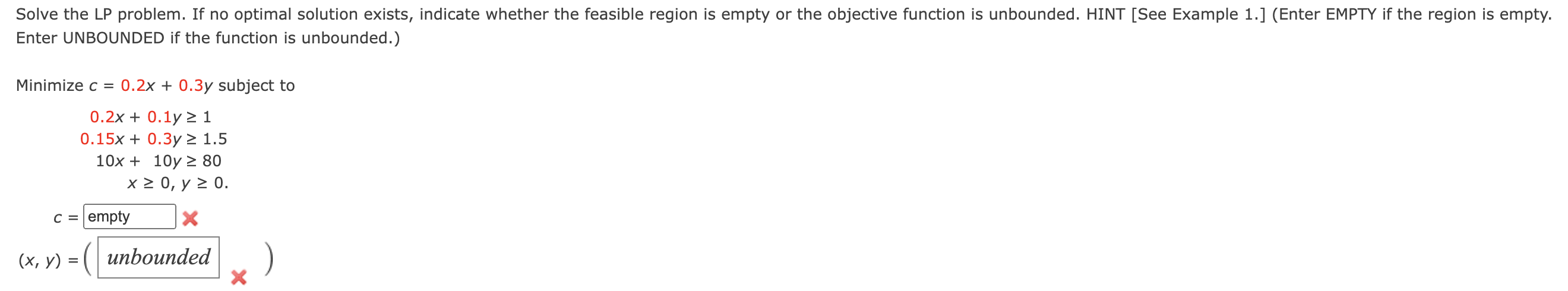 Solved Enter UNBOUNDED if the function is unbounded.) | Chegg.com