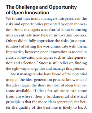 Solved The Challenge and Opportunity of Open Innovation We | Chegg.com