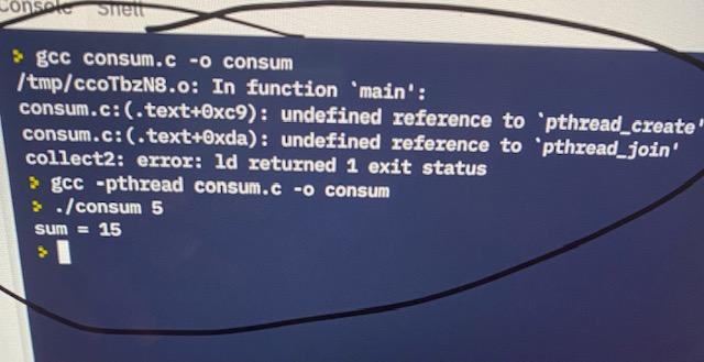 Solved Using C Language Multi Threaded Programming This 6154