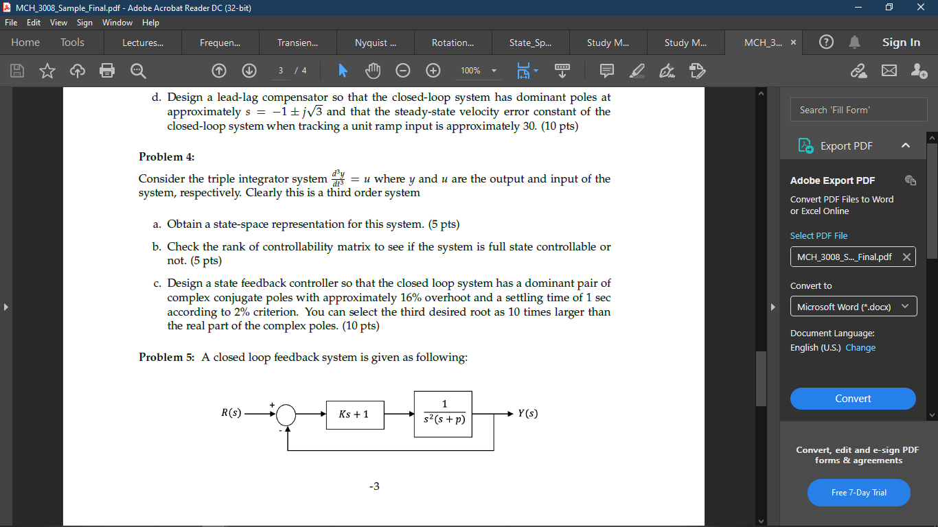 Solved A MCH_3008_Sample_Final.pdf - Adobe Acrobat Reader DC | Chegg.com