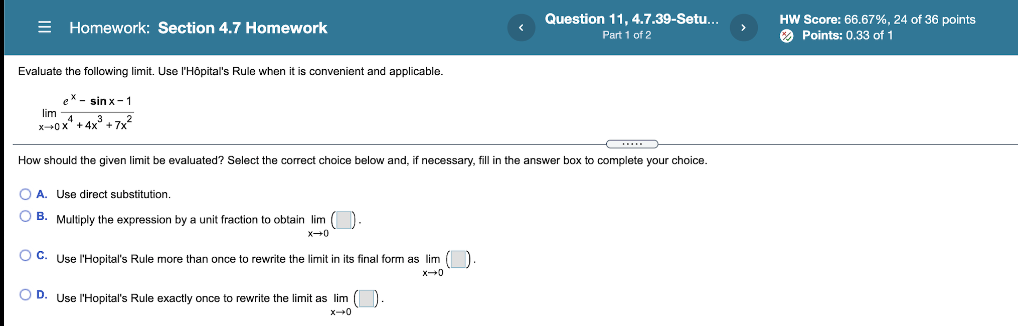 Solved Homework Section 4 7 Homework Question 11