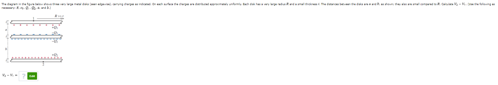 Solved The diagram in the figure below shows three very | Chegg.com