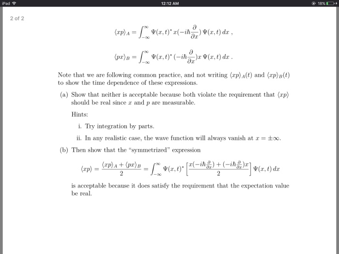 Solved Pad 12:12 AM 18%CD+ 4. In calculating the expectation | Chegg.com