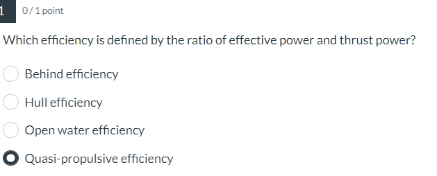 Solved Which efficiency is defined by the ratio of effective | Chegg.com