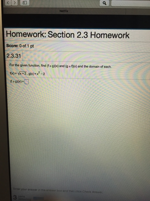 Solved Section Homework Section 2 3 Homework Score 0 Of 1