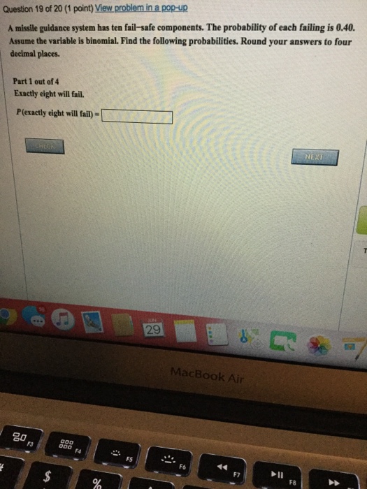 Solved Question 19 of 20 (1 point) View problem in a pop-up | Chegg.com